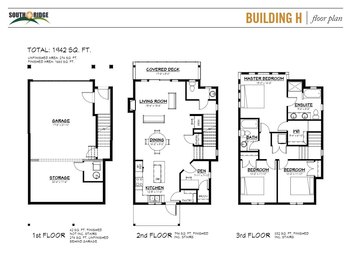 South Ridge | Building H | Floor Plans and Pricing