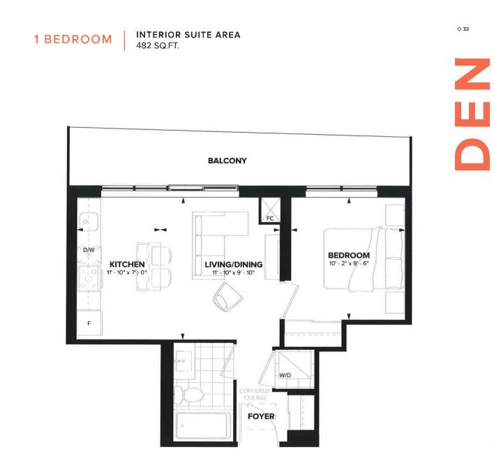 Ellie Condos | Den | Floor Plans and Pricing
