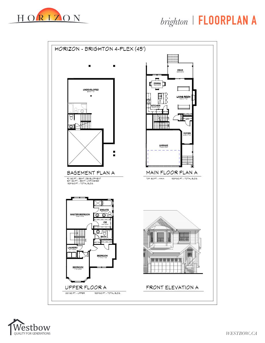 Horizon | Brighton A | Floor Plans and Pricing
