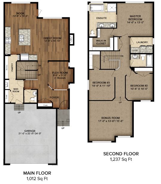 Aurora | Sienna | Floor Plans and Pricing