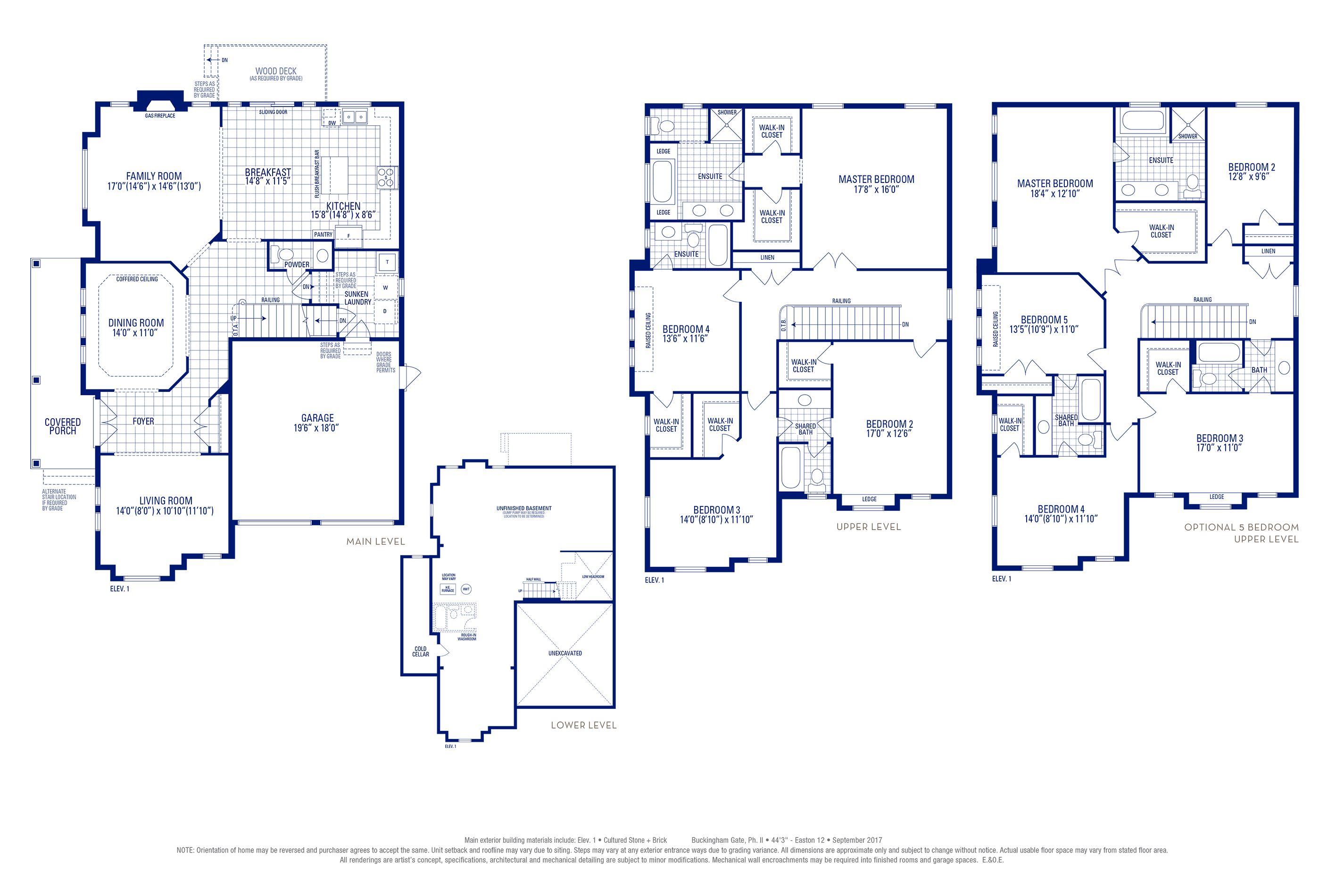 Mountainview Heights | Easton 12 Elev. 3 | Floor Plans and Pricing