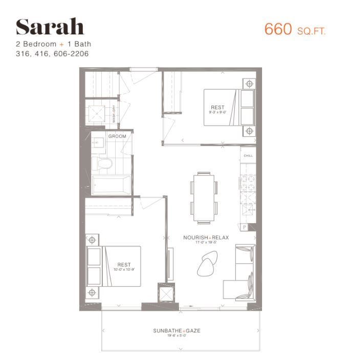 Empire Phoenix Condos | Sarah | Floor Plans and Pricing