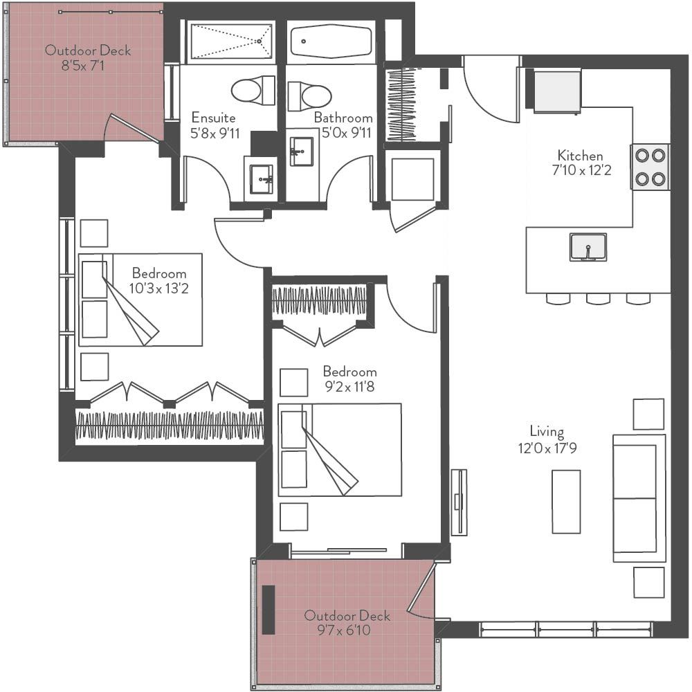 Westbay Quay | 401 | Floor Plans and Pricing