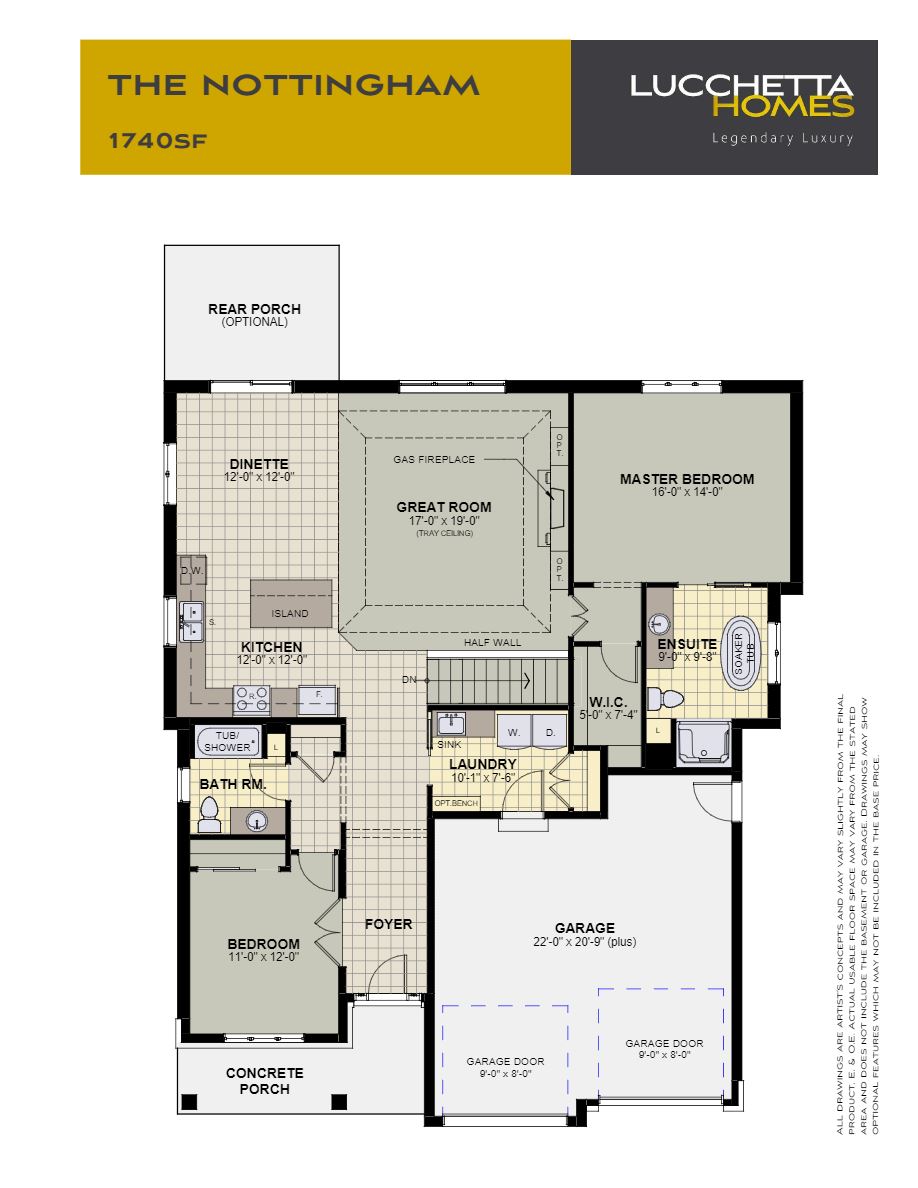 Ryan's Grove | The Nottingham | Floor Plans and Pricing