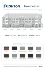 Huron Village | The Brighton | Floor Plans and Pricing