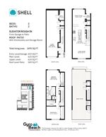 Gyro Beach Townhomes | Shell | Floor Plans and Pricing