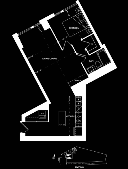 P floor plan at Backstage in Toronto, ON
