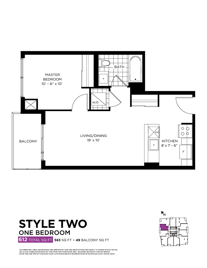 PSV - Style 2 Floor Plan, Mississauga ON | Livabl