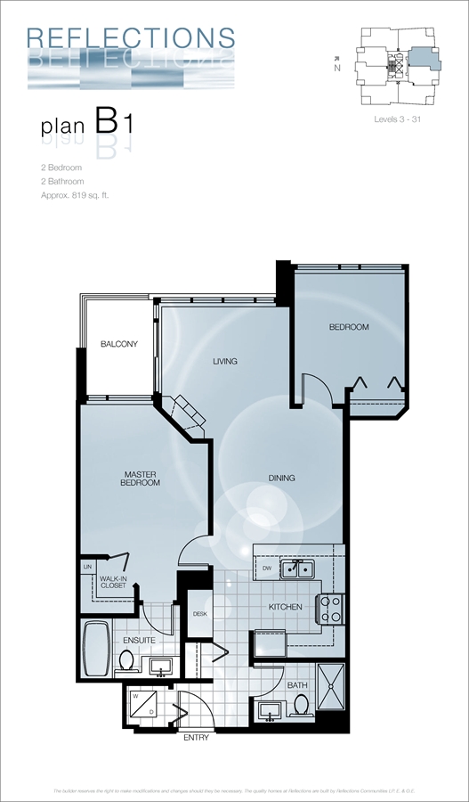 Reflections in Burnaby - B1 Floor Plan, Burnaby BC | Livabl