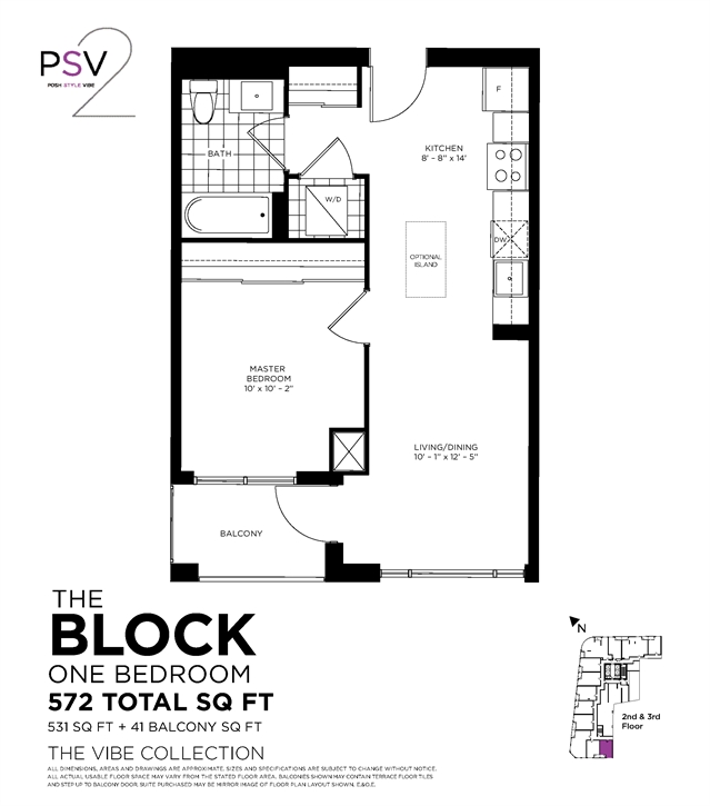 PSV2 - Block Floor Plan, Mississauga ON | Livabl