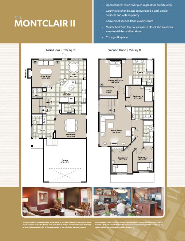 Panorama Hills - Montclair II Floor Plan, Calgary AB | Livabl