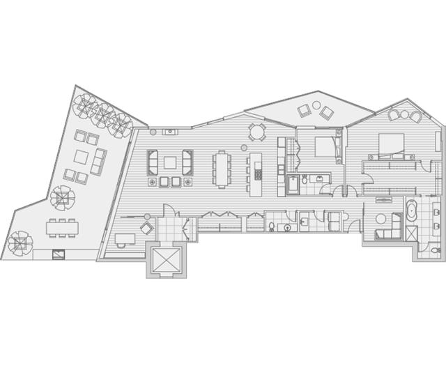 The Concord Tower 1 - L1 Floor Plan, Calgary AB | Livabl