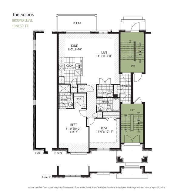 Jade Condo Flats at Riverside South | Solaris MID | Floor Plans and Pricing