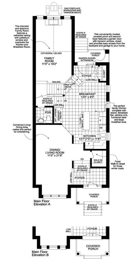 Cornell Rouge Phase 4 - The Walnut Floor Plan, Markham ON | Livabl