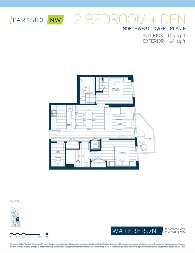 Waterfront Parkside North West Tower | E | Floor Plans and Pricing