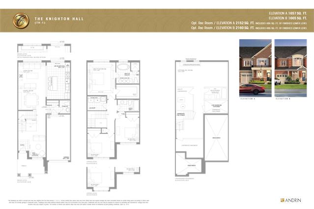 Claridge Gate - The Knighton Hall Floor Plan, Vaughan ON | Livabl