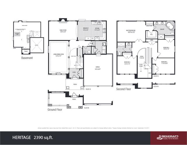 Trailsedge East - Heritage Floor Plan, Ottawa ON | Livabl