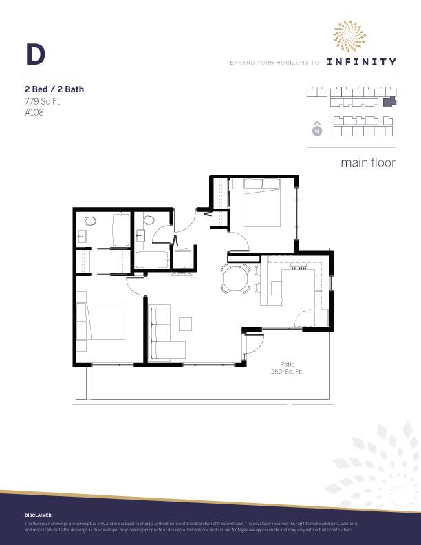 Infinity - D Floor Plan, Burnaby BC | Livabl