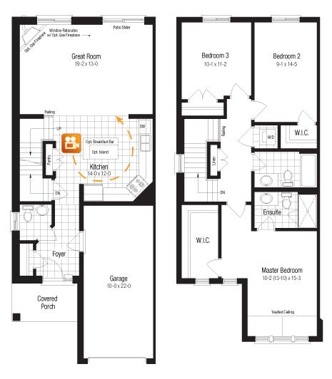The Highlands East Guelph - The Indigo Floor Plan, Guelph ON | Livabl