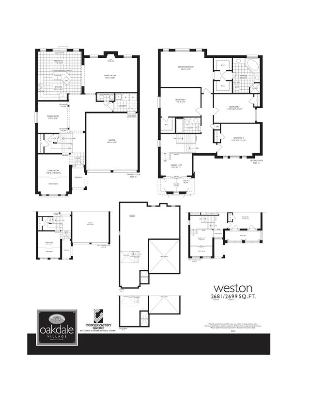 Oakdale Village - Weston Floor Plan, Toronto ON | Livabl