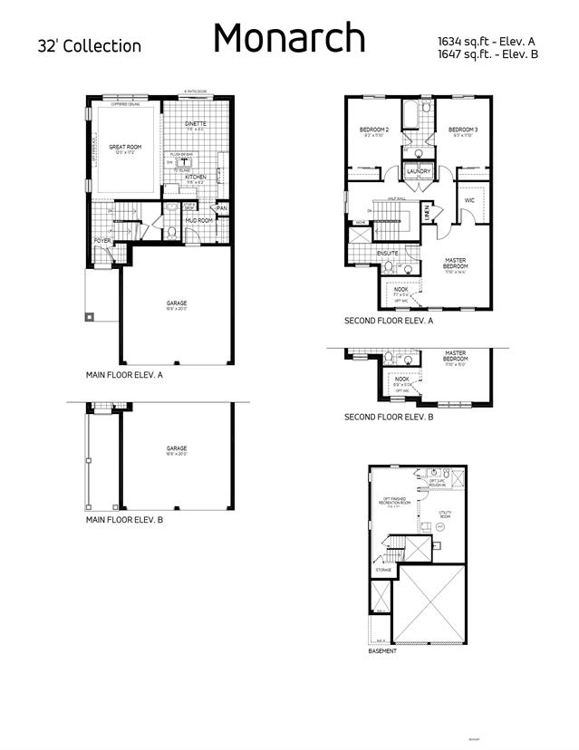 West Community - Monarch B Floor Plan, Thorold ON | Livabl