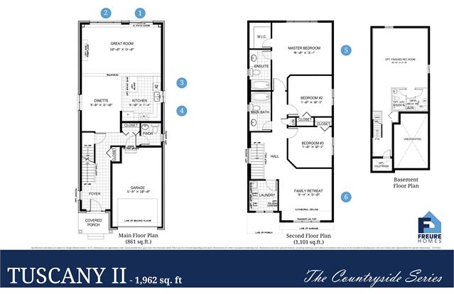 Grasslands of Stauffer Woods - Tuscany II Floor Plan, Kitchener ON | Livabl
