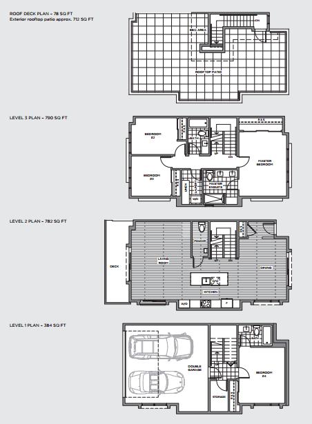 Soho - D-A1 Floor Plan, Surrey BC | Livabl