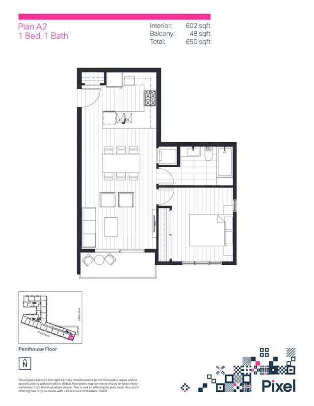Pixel - A2 Floor Plan, Burnaby BC | Livabl
