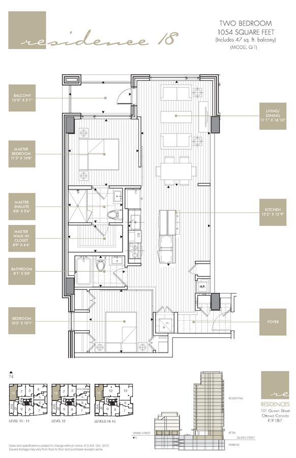 reResidences | Residence 18 | Floor Plans and Pricing