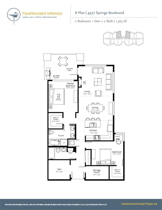 Tsawwassen Springs - R Floor Plan, Delta BC | Livabl