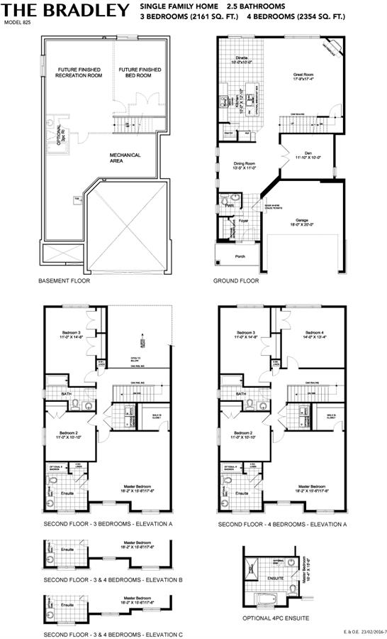 Rathwell Landing - The Bradley Floor Plan, Ottawa ON | Livabl