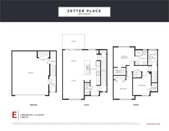 Zetter Place - E1 Floor Plan, Langley Township BC | Livabl