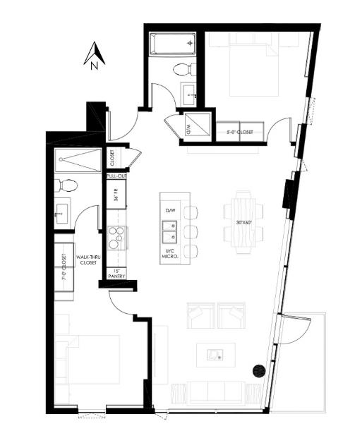989 Victoria - C2 Floor Plan, Victoria BC | Livabl