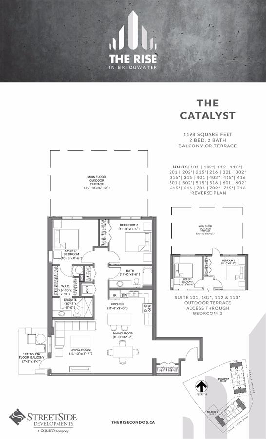 The Rise - Catalyst Floor Plan, Winnipeg MB | Livabl