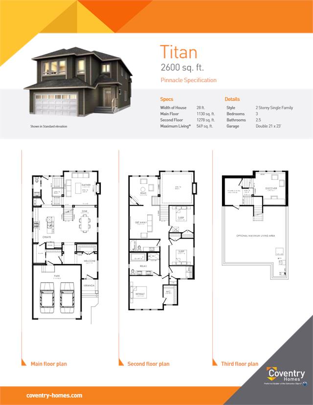 Cy Becker - Titan Floor Plan, Edmonton AB | Livabl