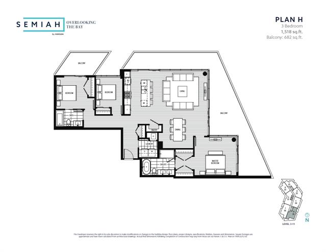 Semiah | H | Floor Plans and Pricing