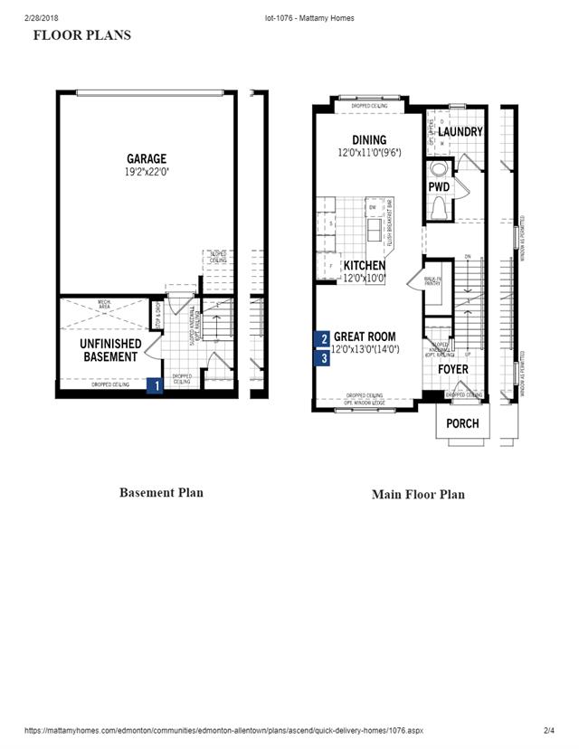 Allentown - Ascend Floor Plan, Edmonton AB | Livabl
