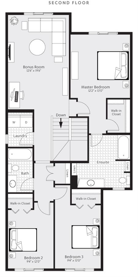 Mahogany - Campbell Floor Plan, Calgary AB | Livabl