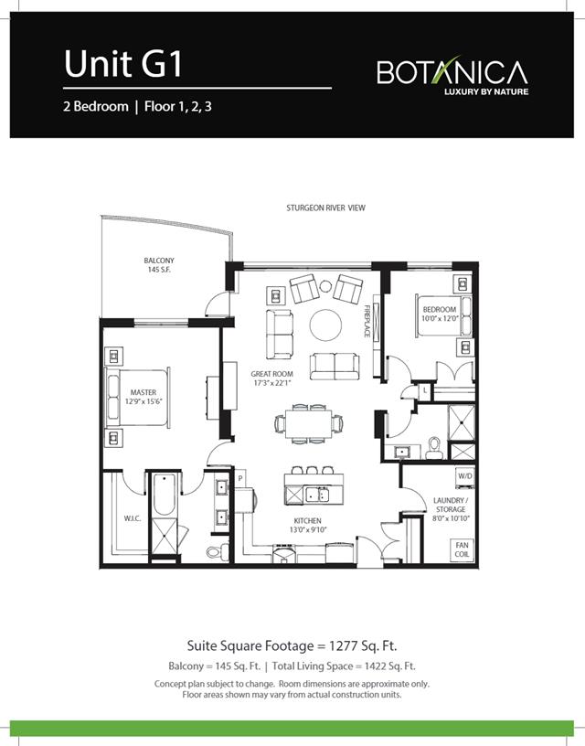 Botanica - G1 Floor Plan, St. Albert AB | Livabl