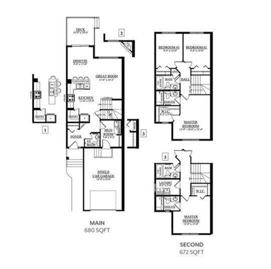 Aurora - Merrick Floor Plan, Edmonton AB | Livabl