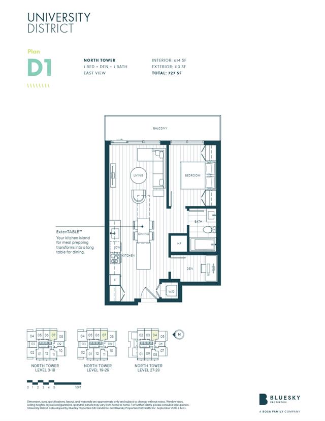 University District | D1 | Floor Plans and Pricing