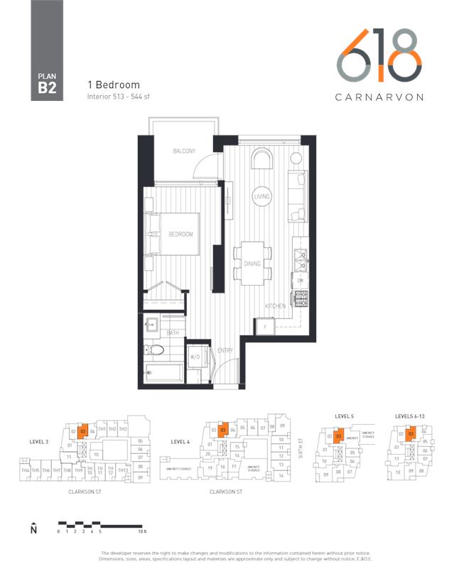 618 Carnarvon - B2 Floor Plan, New Westminster BC | Livabl