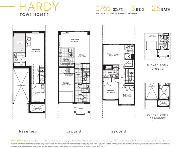 River's Edge - Hardy Floor Plan, Ottawa ON | Livabl