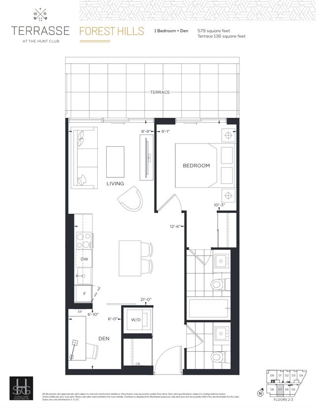Terrasse at The Hunt Club - Forest Hills Floor Plan, Toronto ON | Livabl