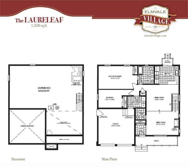 Elmvale Village - The Lauraleaf Floor Plan, Elmvale ON | Livabl