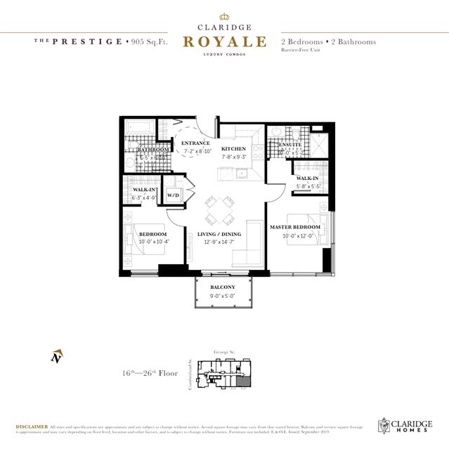 Claridge Royale | Prestige | Floor Plans and Pricing