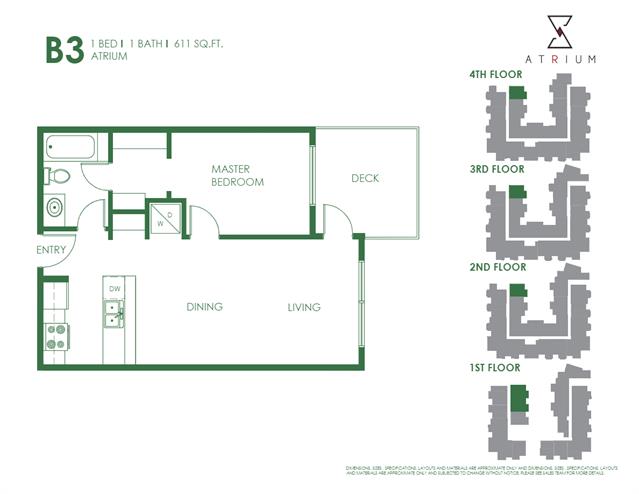 Atrium Langley - B3 Floor Plan, Langley City BC | Livabl