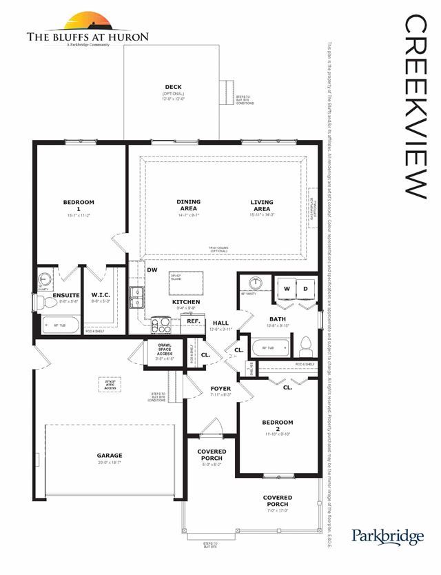 The Bluffs at Huron - Creekview Floor Plan, Ashfield-Colborne-Wawanosh ...