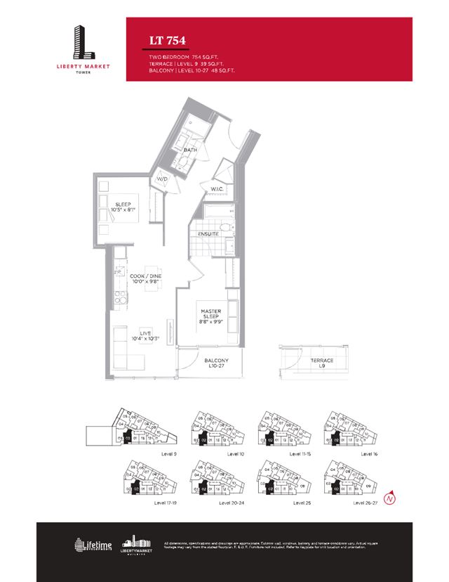 Liberty Market Tower | LT 754 | Floor Plans and Pricing
