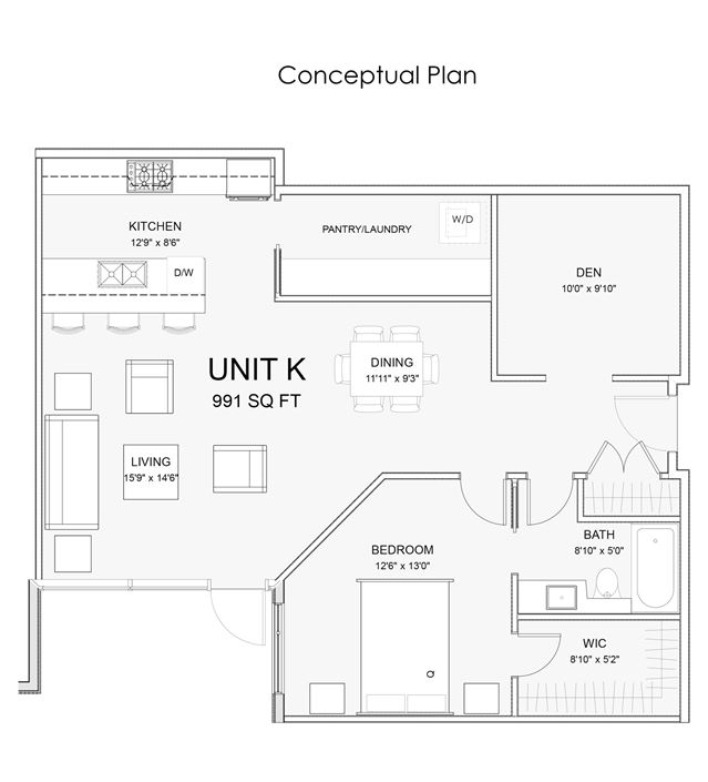 The Wilfred Squamish - K Floor Plan, Squamish BC | Livabl
